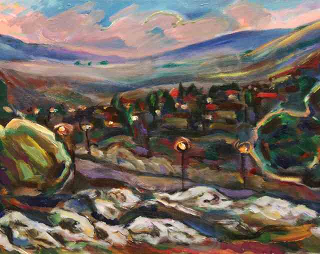 "An Evening in Samariah" - a painting by Inna Gershov Slutsky